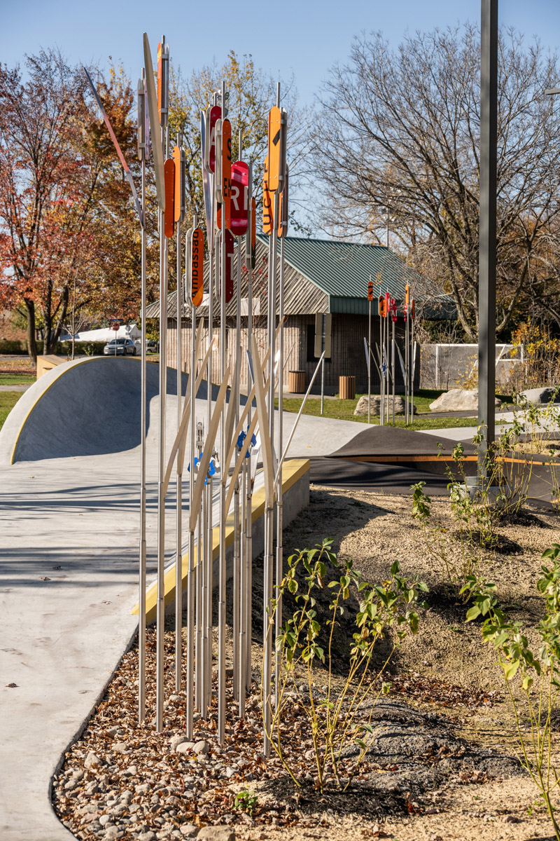 Skateparks de Laval public art , 2024