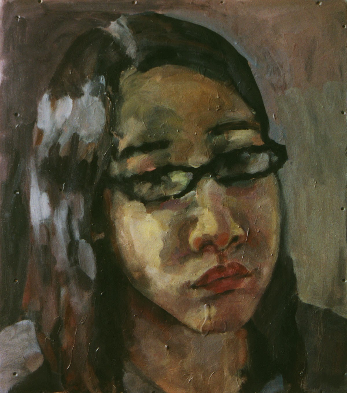 1 / 4 Self-portrait, state 1